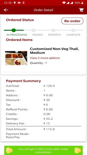 Food Ordering Restaurant Android App Source Code