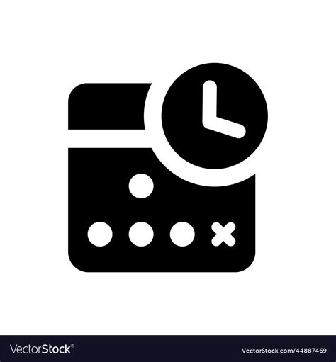Program Schedule Icon Royalty Free Vector Image