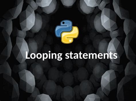 Loopin Gstatement In Python Using Pptx