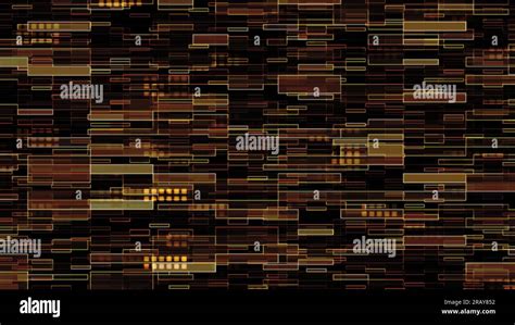 Background In Orange Design Random Arrangement Of Dotted Rectangles