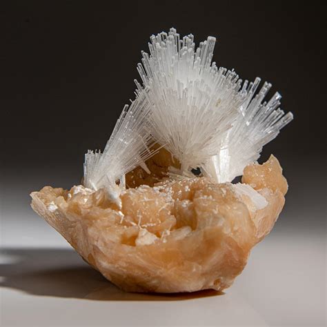 Scolecite On Stilbite From Nasik District Maharashtra India 13 Lbs