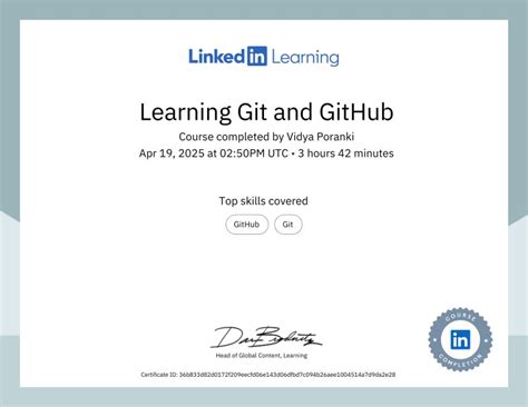 github learning development versioncontrol git vidya poranki