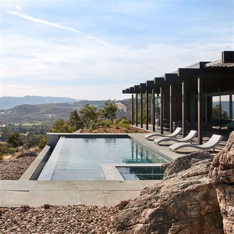Cedar Slats Wrap Pavilions By Feldman Architecture At Silicon Valley Home