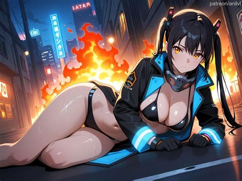 Rule 34 1girls Ai Generated Anilvl Bangs Bikini Black Bikini Black Coat Black Gloves Black