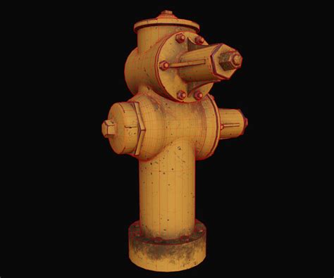 Artstation Urban Fire Hydrant Or Fireplug Game Assets