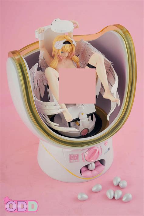 Gk模型总站 马来西亚新加坡 制作团队：odd 产品名称：扭蛋姬 白翎风使——莉尔 Facebook