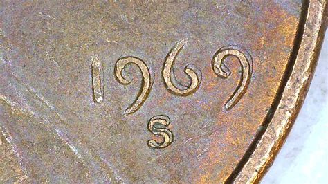 1969 S Penny Double Date R Crh