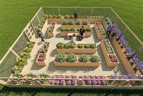 30 X30 Enclosed Raised Garden Bed Plans Diy Sheltered Garden With