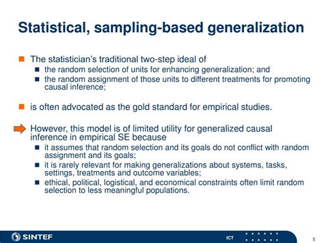 Ppt Generalization From Empirical Studies Powerpoint Presentation