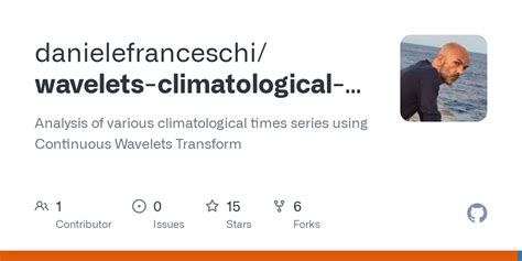 Github Danielefranceschiwavelets Climatological Time Series Analysis Of Various