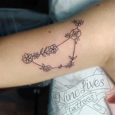 Capricornus Constellation Tattoo Capricorn Constellation Stencil