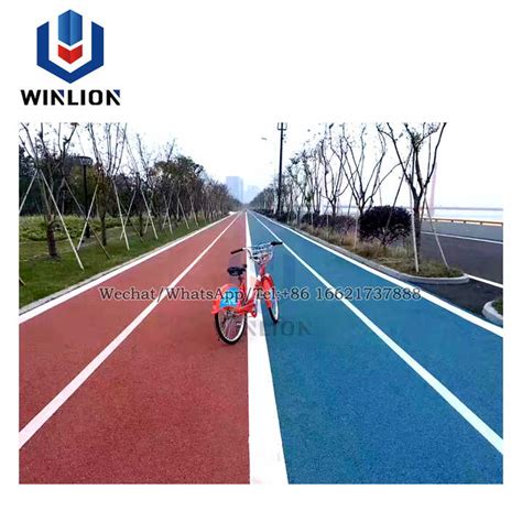 Colored Asphalt Pavement Durable And Aesthetically Pleasing