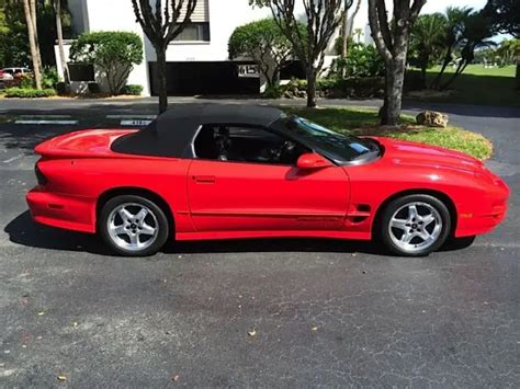 2002 Pontiac Firebird Trans Am Ws6 Red Convertible