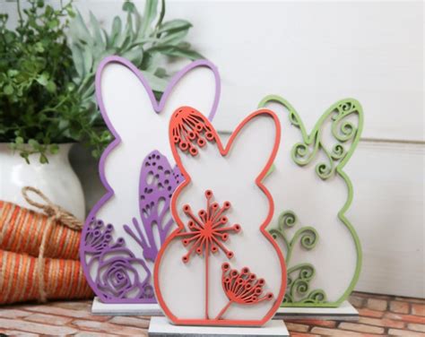 Easter Antique Early 1900s Easter Postcard Fluffy Easter Bunny Sits On A White Easter Lilly