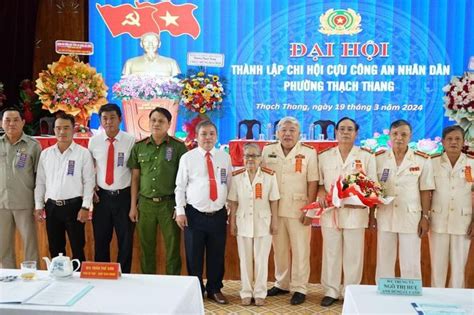 Thành Lập Chi Hội Cựu Cand Phường Thạch Thang Chuyên Trang Công An Đà Nẵng Báo Công An Nhân Dân