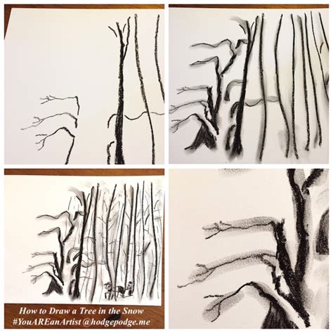 A Snowy Evening Chalk Art Tutorial Your Best Homeschool