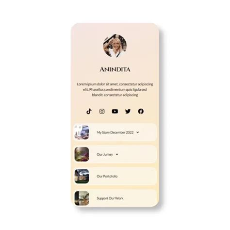 Elementor Biolink Template V2 Moncero Marketplace