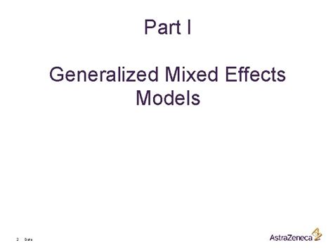 Lecture 4 Nonlinear And Generalized Mixed Effects Models