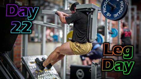 Gym Vlog 3 1 24 Day 22 Leg Day Youtube