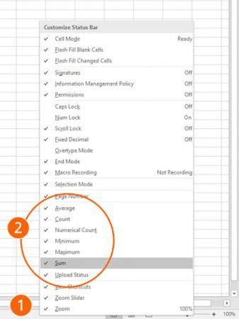 Status Bar In Excel Shows Wrong Result Sum Average Here Is Why