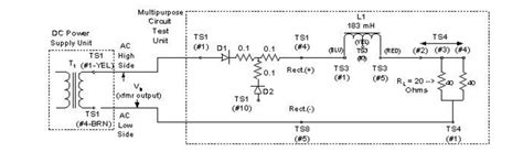 The Circuit Diagram Used In Lab For The Half Wave Chegg Com