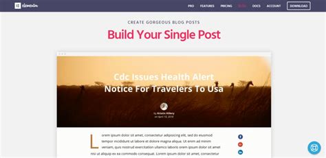 With Elementor You Can Design Every Part Of A Wordpress Website Without Writing A Line Of Code