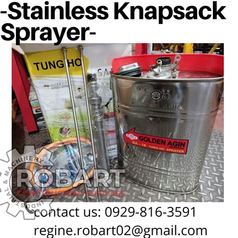 Stainless Knapsack Sprayer Commercial And Industrial Construction
