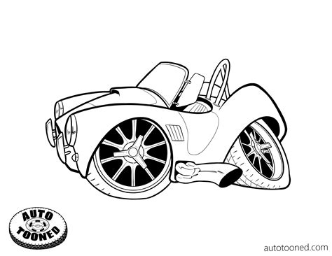 Cobra Car Coloring Page