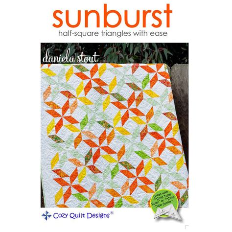 Sunburst Quilt Pattern By Cozy Quilt Designs Old Mill Quilting