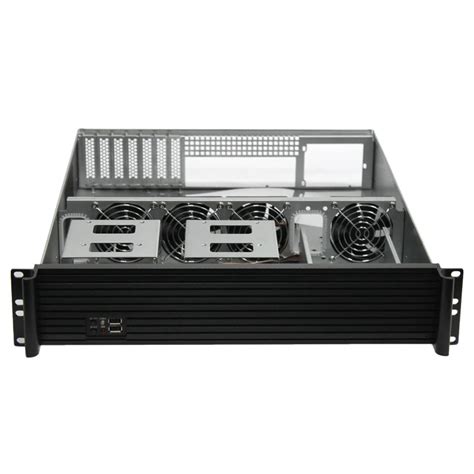 2u Rack Mount Server Case With Psu Support And Cooling Fans