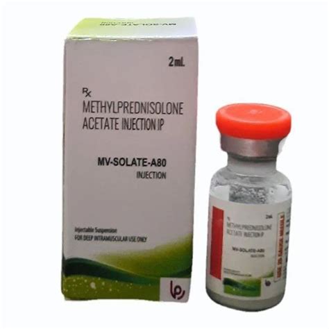 Methylprednisolone Acetate Injection Ip 80mg Id 2850610229312