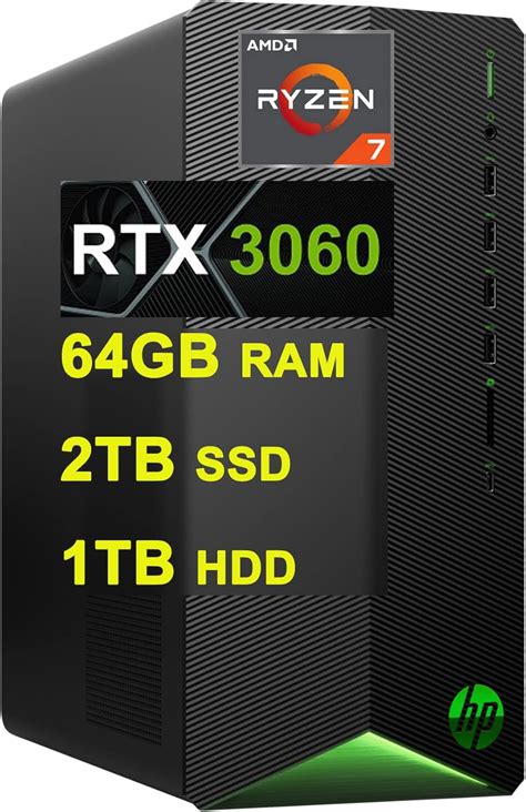 Buy HP Pavilion Gaming Desktop Computer AMD Core Ryzen G Processor Beats I GB