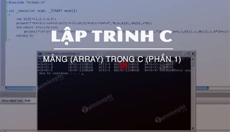 Mảng array trong C phần