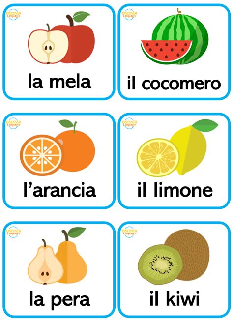 Italian Flashcards For Beginners Stationery And Classroom Objects Worksheets Library