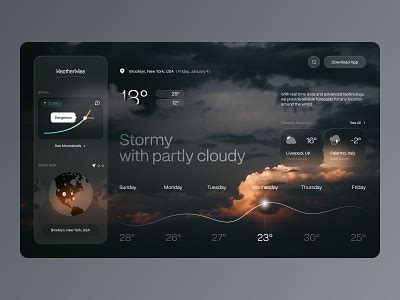 Weather Dashboard Designs Themes Templates And Downloadable Graphic Elements On Dribbble
