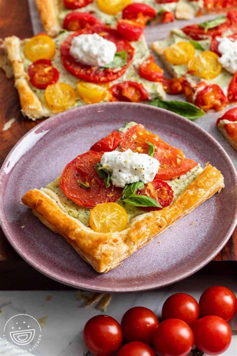 Easy Tomato Tart Recipe Little Sunny Kitchen
