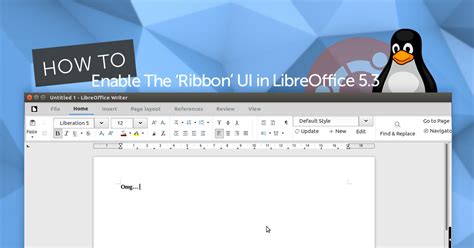 How To Enable The Ribbon UI In LibreOffice OMG Ubuntu