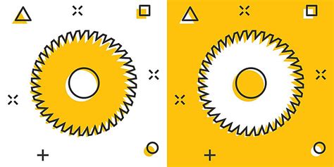 Circular Saw Blade In Comic Style On White Background Vector Equipment Buzz Woodworking Png Circular Saw Blade In Comic Style On White Background Vector Equipment Buzz Woodworking Png