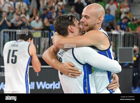Simone Gianelli And Riccardo Sbertoli Italy Volleyball World Championship 2022 Quarter