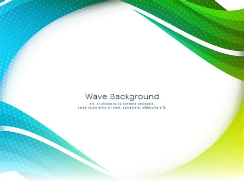 Modern Stylish Colorful Wave Design Background 20034056 Vector Art At