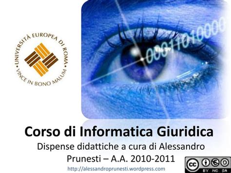 corso di informatica giuridica ppt