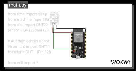 µP ESP WIFI DHT MQTT Robust 13 6 Copy Wokwi ESP32 STM32 Arduino Simulator