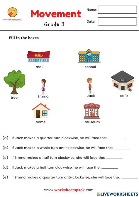 Image Result For Clockwise And Anti Clockwise Worksheets Maths