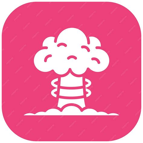 Nuclear Blast Vector Illustration Style Premium Ai Generated Vector