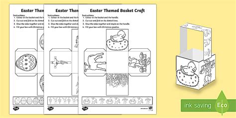 Cute Easter Baskets Primary Resources Twinkl