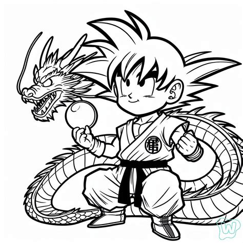 78 Goku Para Colorear Pdf Descargar E Imprimir Gratis