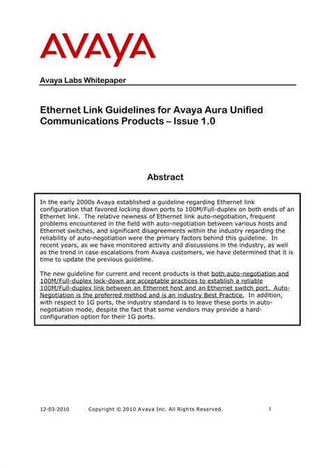 Pdf Ethernet Guidelinesissue 1 Dokumen Tips