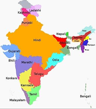 Languages Of India Wikipedia
