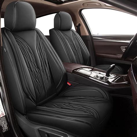 Ikabevem Front Car Seat Cover Custom Fit Toyota Leather Seat Covers