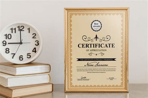 Portrait Certificate Template Brochure Mightydesign 136789